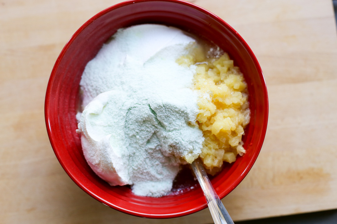 Green Fluff Side Dish - Sugar Bee Crafts