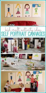 Self Portrait Canvases - Sugar Bee Crafts