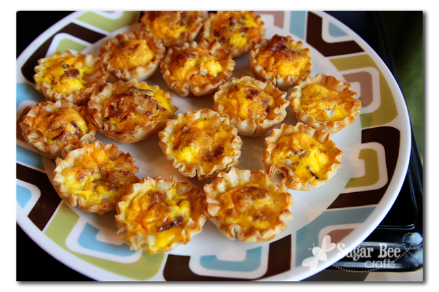 Mini Quiche - Sugar Bee Crafts