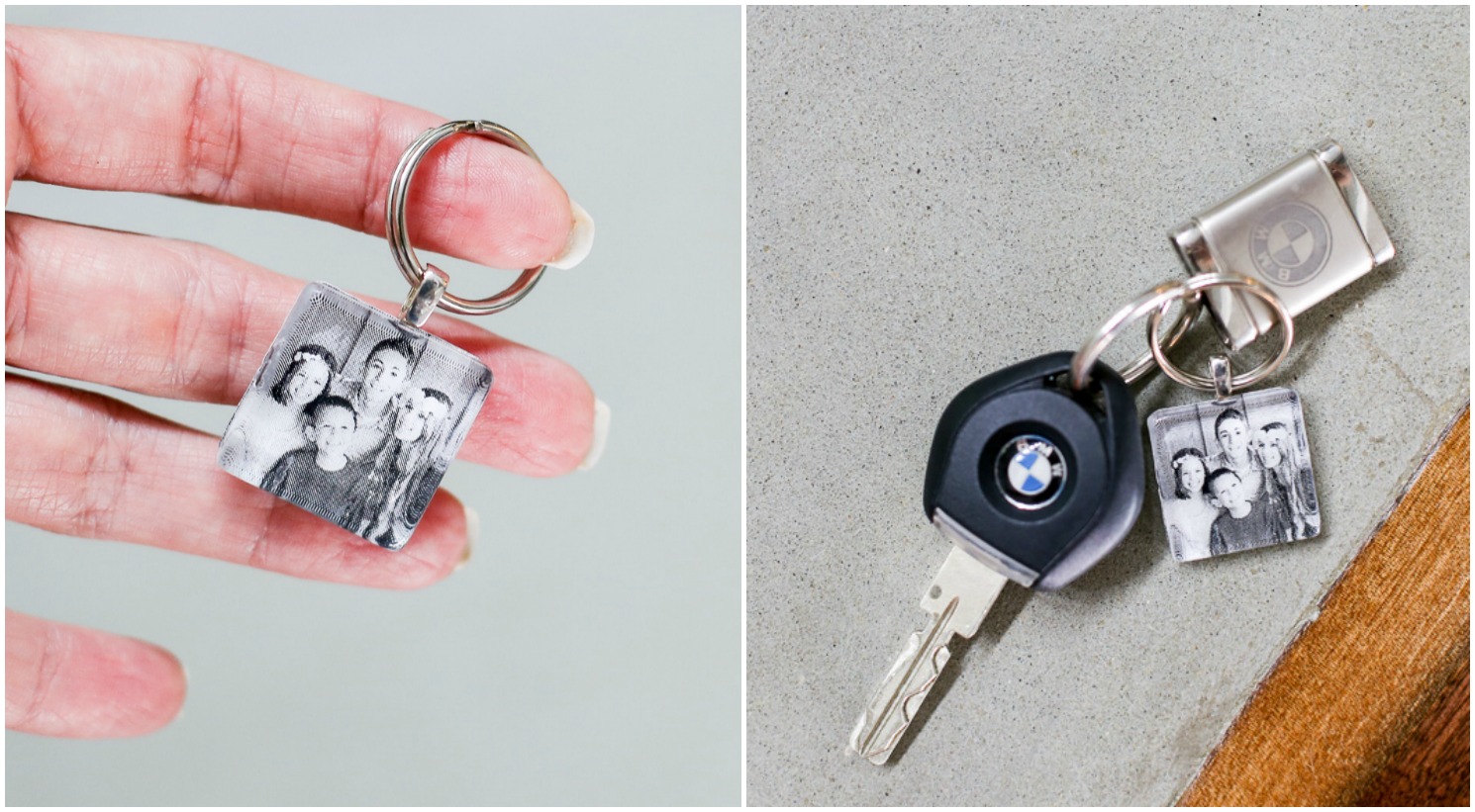 How to Make a Custom Homemade Picture / Photo Keychains