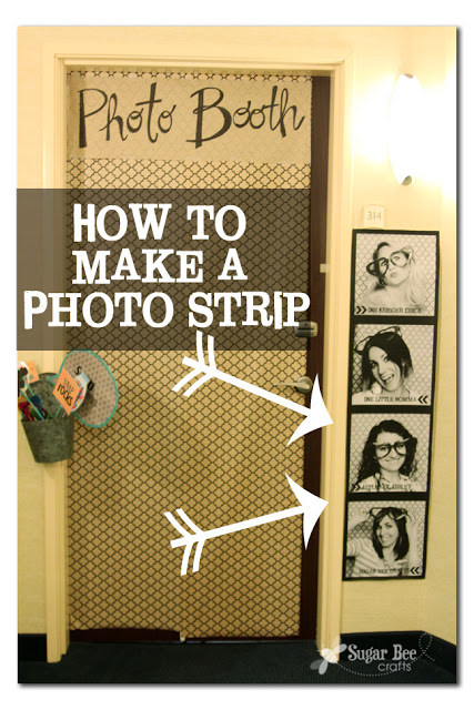 Giant Photo Strip, for cheap, Tutorial - Sugar Bee Crafts