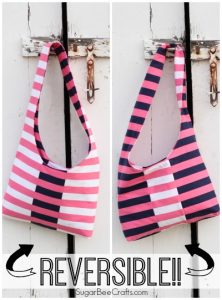How to Sew a Reversable Sling Bag | Free DIY Pattern Download