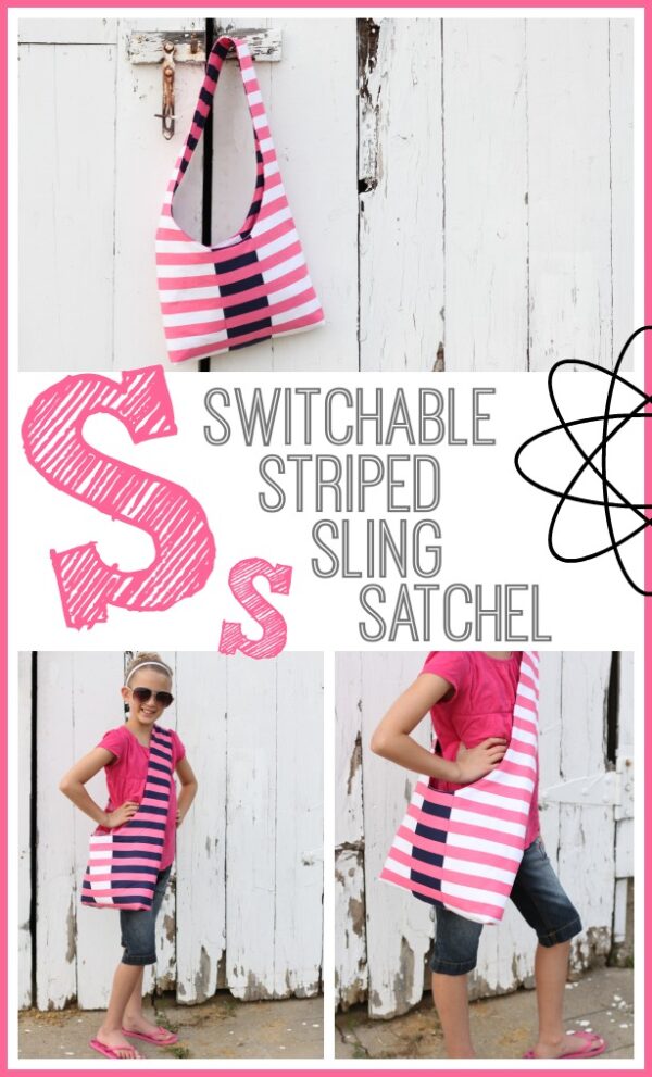 How to Sew a Reversable Sling Bag | Free DIY Pattern Download