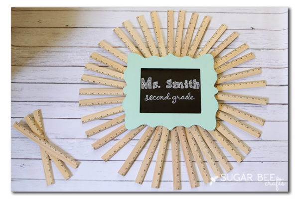 Classroom Ruler Burst Teacher Sign - Sugar Bee Crafts