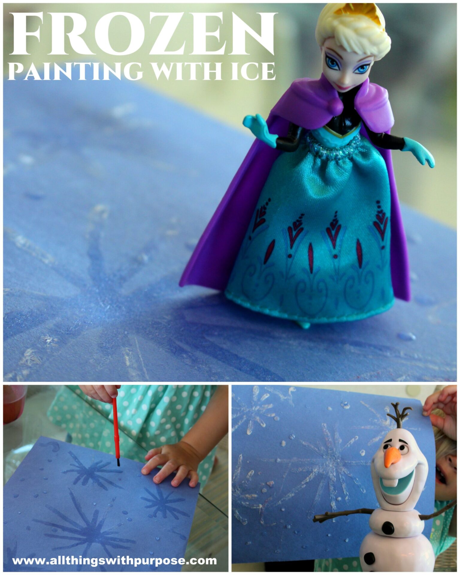 Frozen Ice Painting