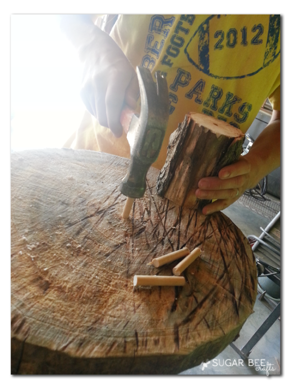 DIY Cupcake Stand | How to Make a Rustic Wood Cupcake Stand