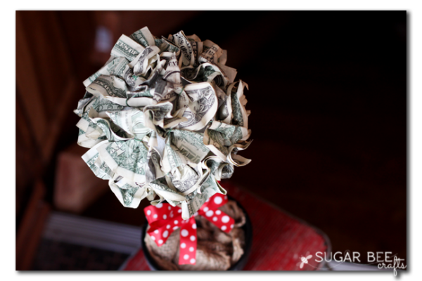 How to Make a Money Tree | DIY Topiary Gift Ideas