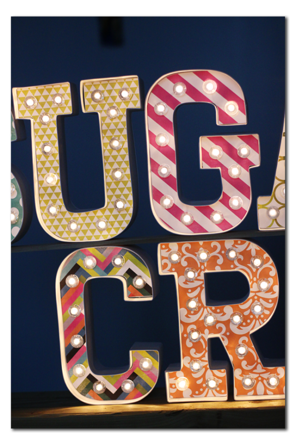 Custom Marquee Letters - Sugar Bee Crafts