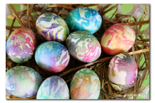 Tie Dye - Typography, Easter Egg Decorating - Sugar Bee Crafts
