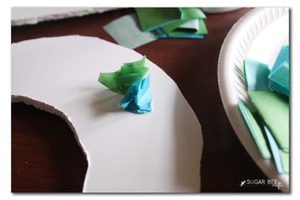 Graduation Party Decorations: Huge DIY Tissue Paper Number Sign ...