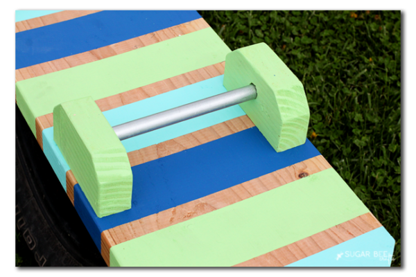 Tire Teeter Totter - Sugar Bee Crafts