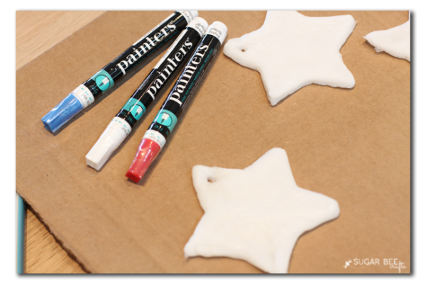 DIY Plastic Patriotic Stars kid craft, Red White Blue Series - Sugar ...