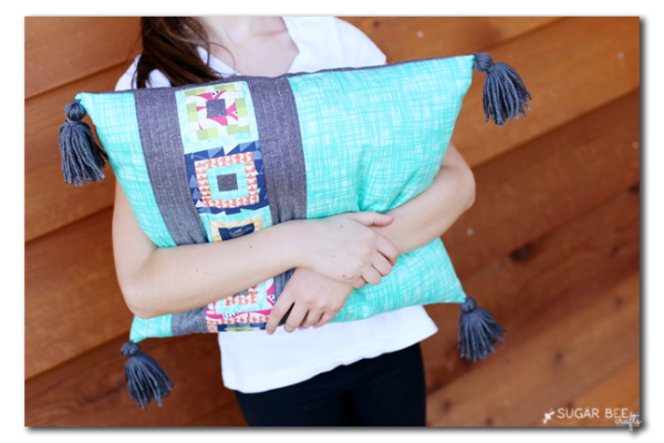 Paper-Pieced Tassel Pillow - Sugar Bee Crafts