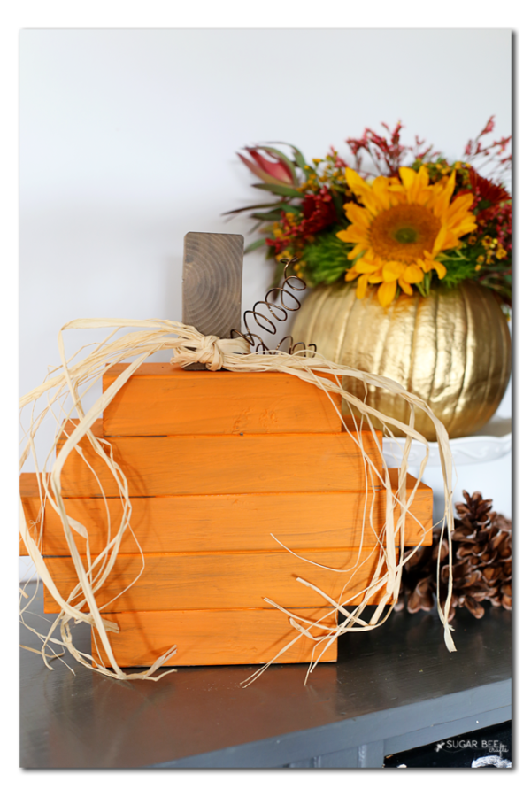 2x4 Pumpkin Decor - Sugar Bee Crafts