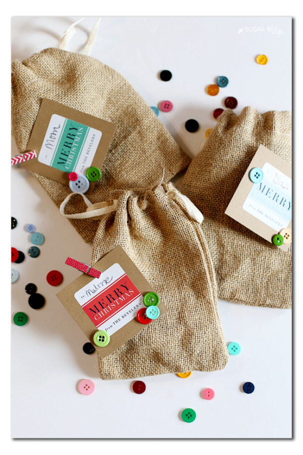 Personalized Gift Tag Craft - Sugar Bee Crafts