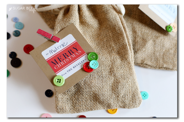 Personalized Gift Tag Craft - Sugar Bee Crafts