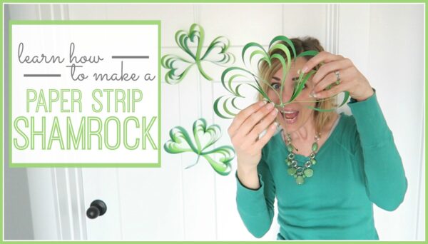 Paper Strip Shamrock!! - Sugar Bee Crafts