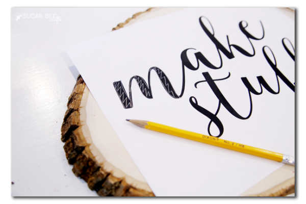 How to Draw & Paint Letters on Wood Without a Stencil