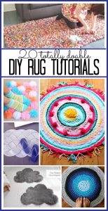 20 DIY Rug Tutorials - Sugar Bee Crafts