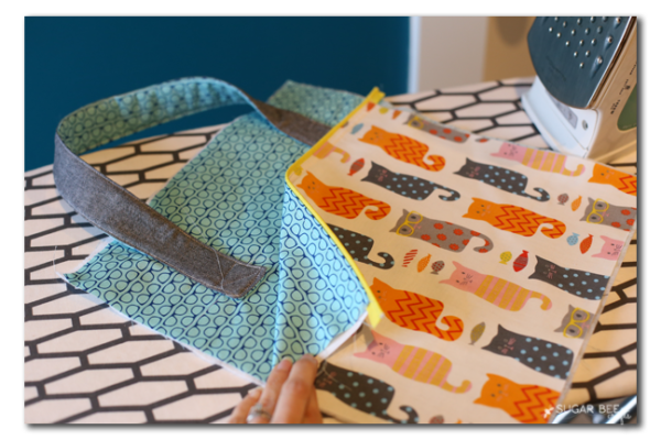 How to Make a Tote Bag With Pockets | Library Bag Tutorial & Free Pattern