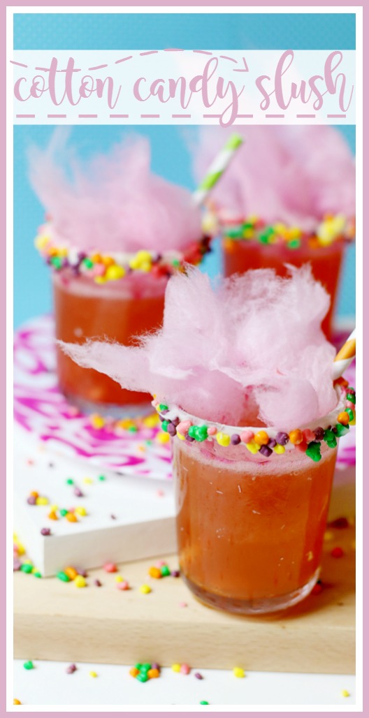 Cotton Candy Slush - Sugar Bee Crafts