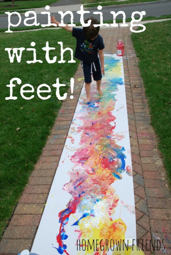 Messy Paint Kid Activities - Sugar Bee Crafts