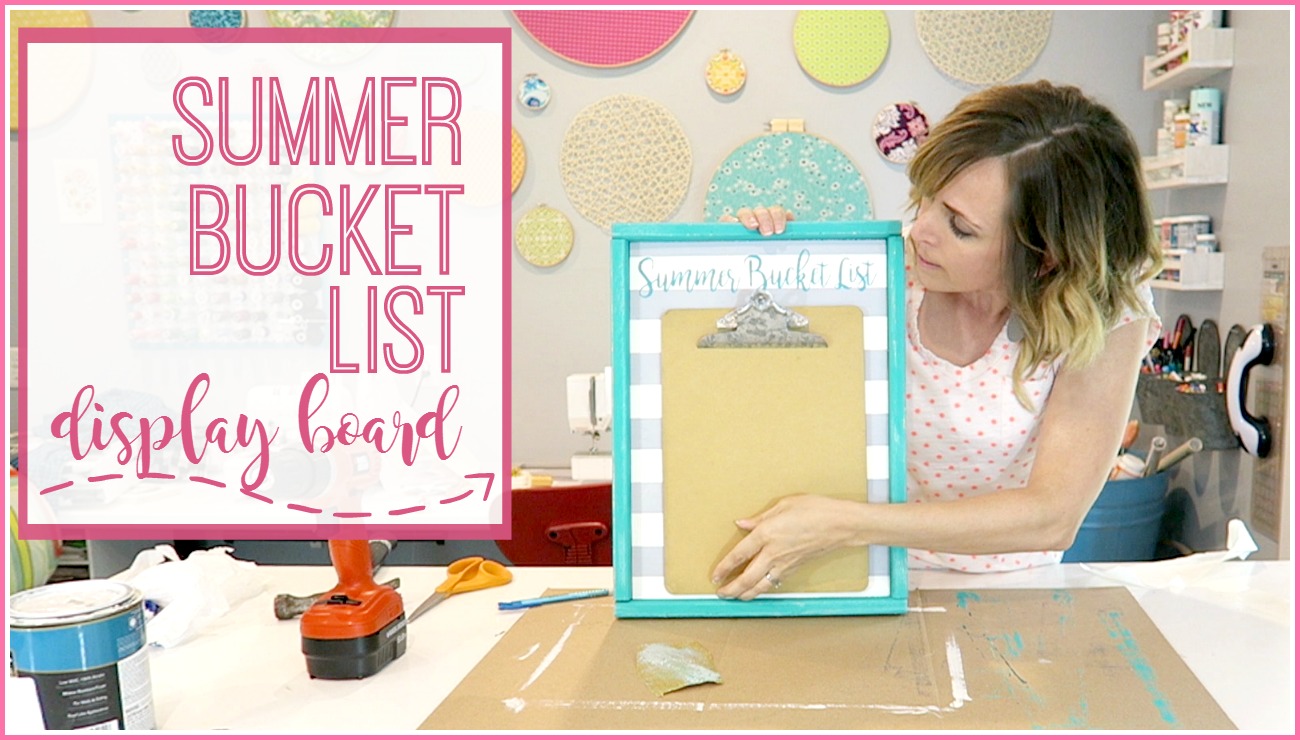Summer Bucket List Display Board - Sugar Bee Crafts