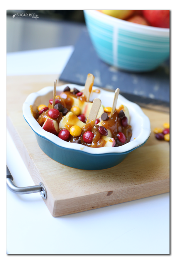 Check Out Hunger, plus Snack Idea: Caramel Apple Boats - Sugar Bee Crafts