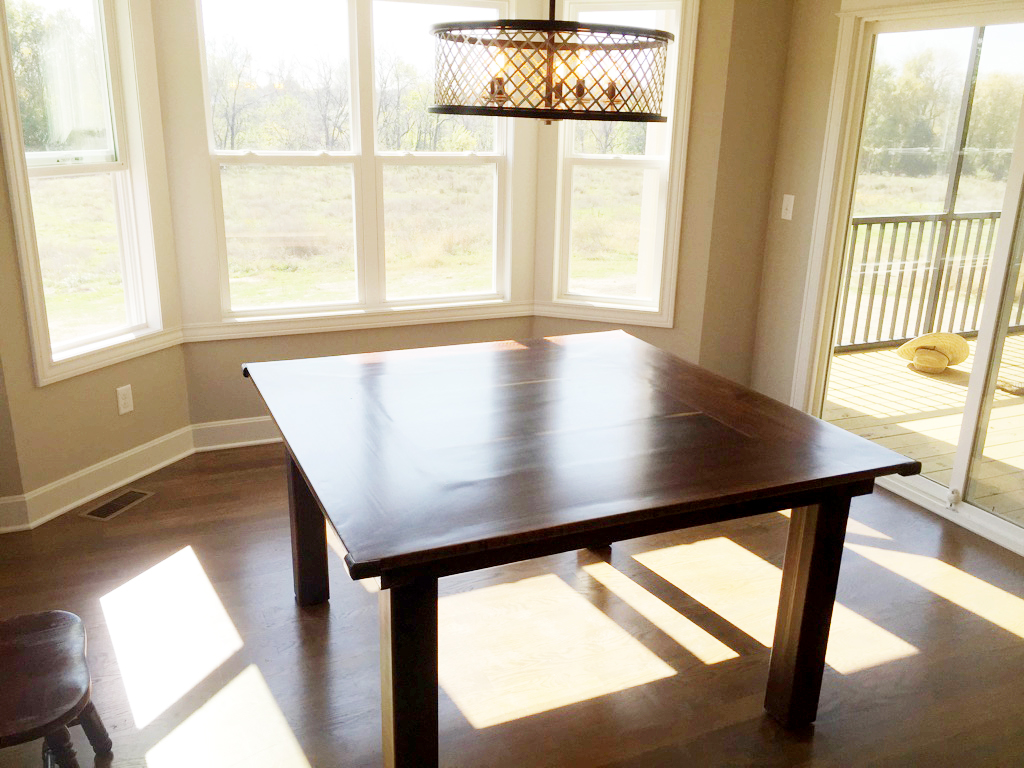 DIY Walnut Table Tutorial - Sugar Bee Crafts