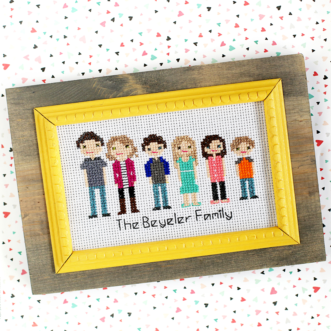 Simple Custom Frame (for needlework projects) - Sugar Bee Crafts