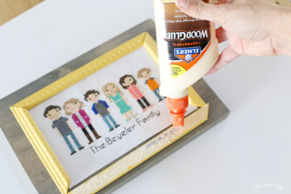 Simple Custom Frame (for needlework projects) - Sugar Bee Crafts