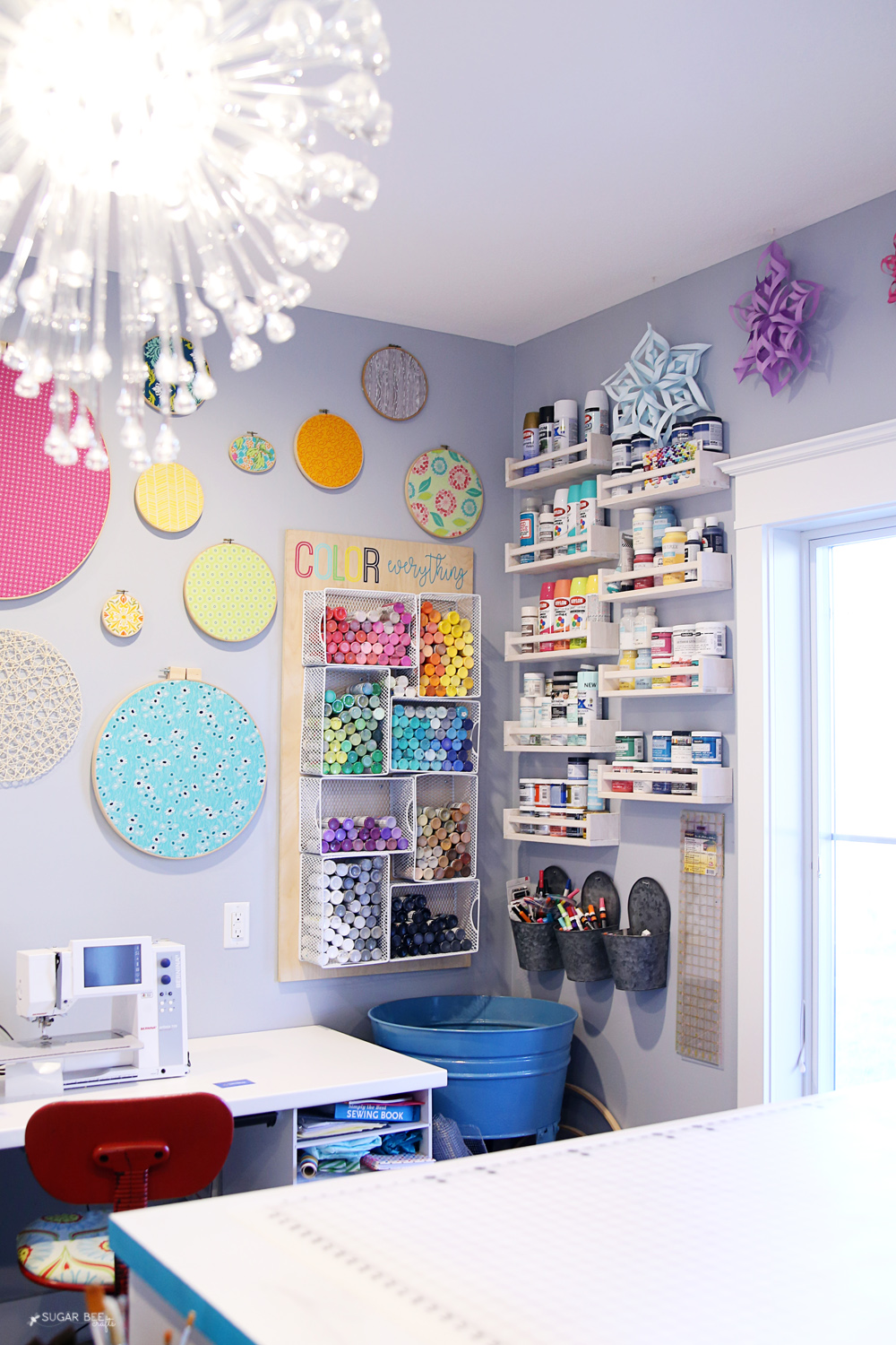 DIY Craft Paint Organizer - Sugar Bee Crafts