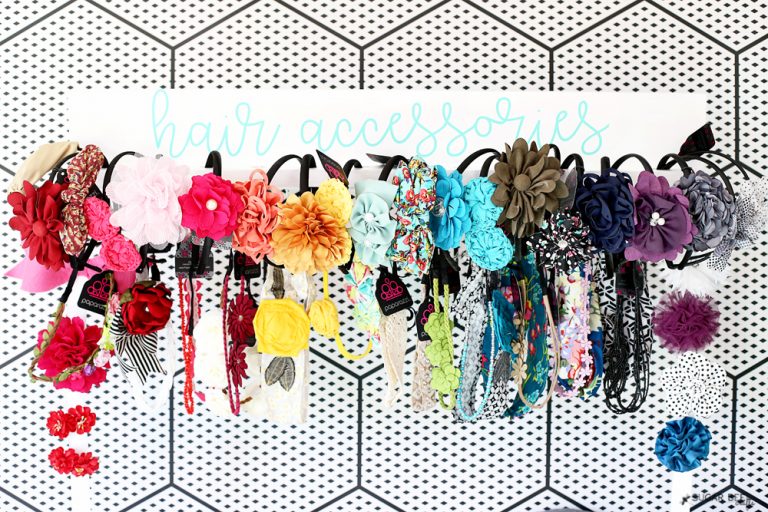 DIY Headband Organizer - Sugar Bee Crafts