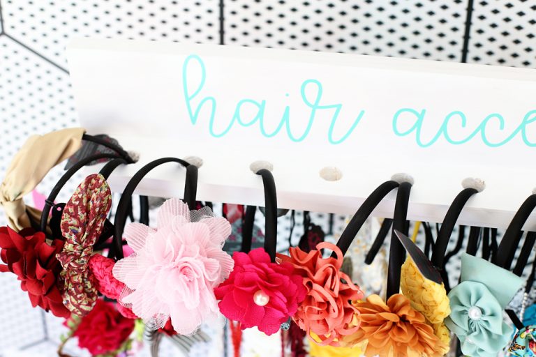 DIY Headband Organizer - Sugar Bee Crafts