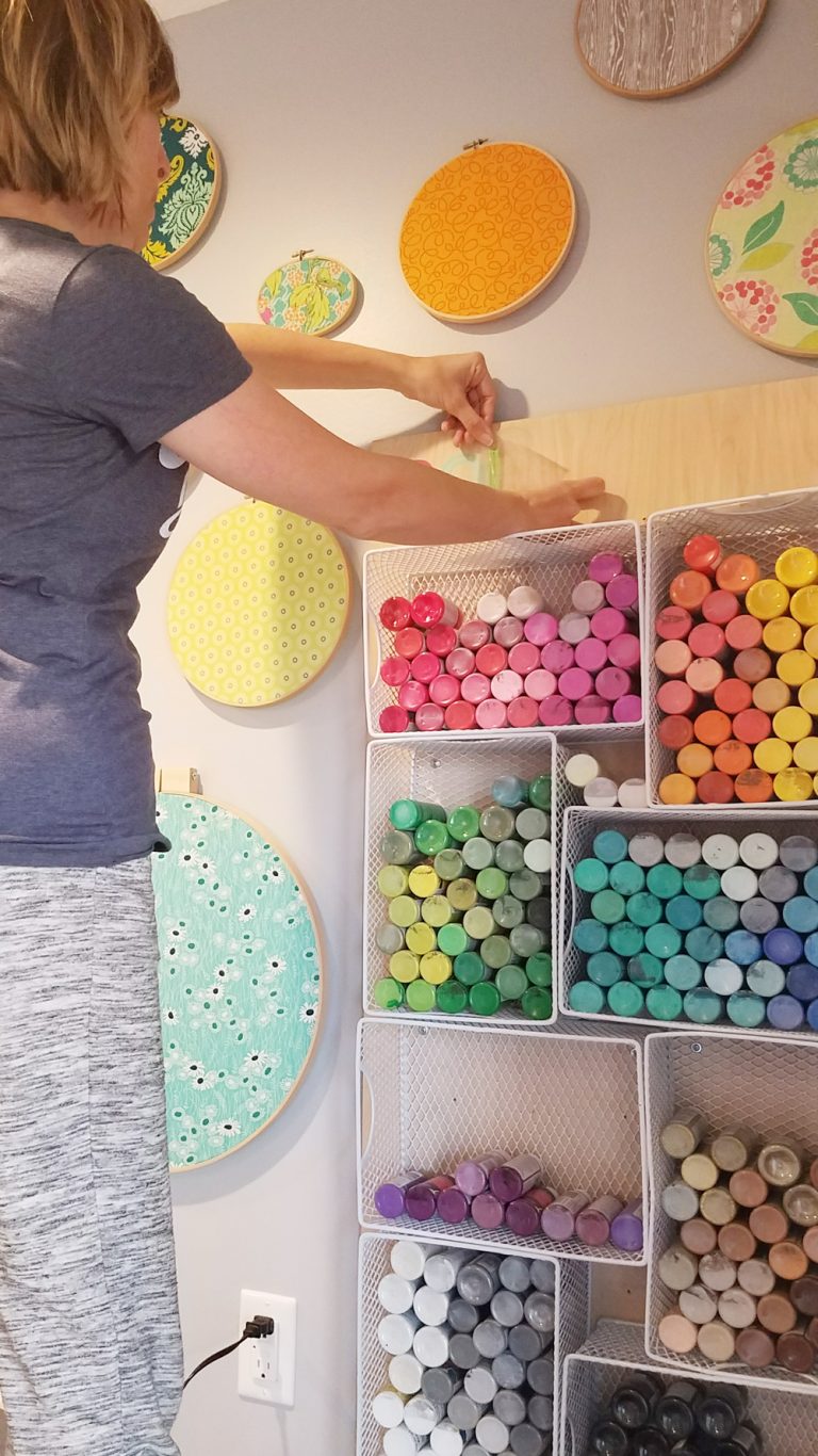 DIY Craft Paint Organizer - Sugar Bee Crafts