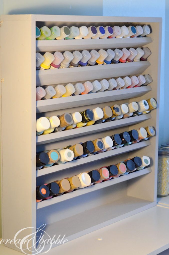 Craft Paint Storage Ideas - Sugar Bee Crafts
