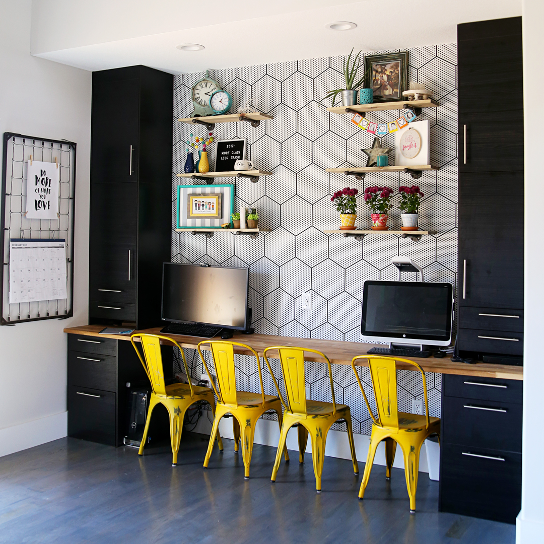 DIY Industrial Open Shelving - Sugar Bee Crafts