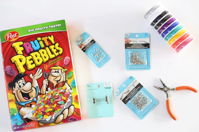 Fruity Pebbles Pendant Necklace - Sugar Bee Crafts