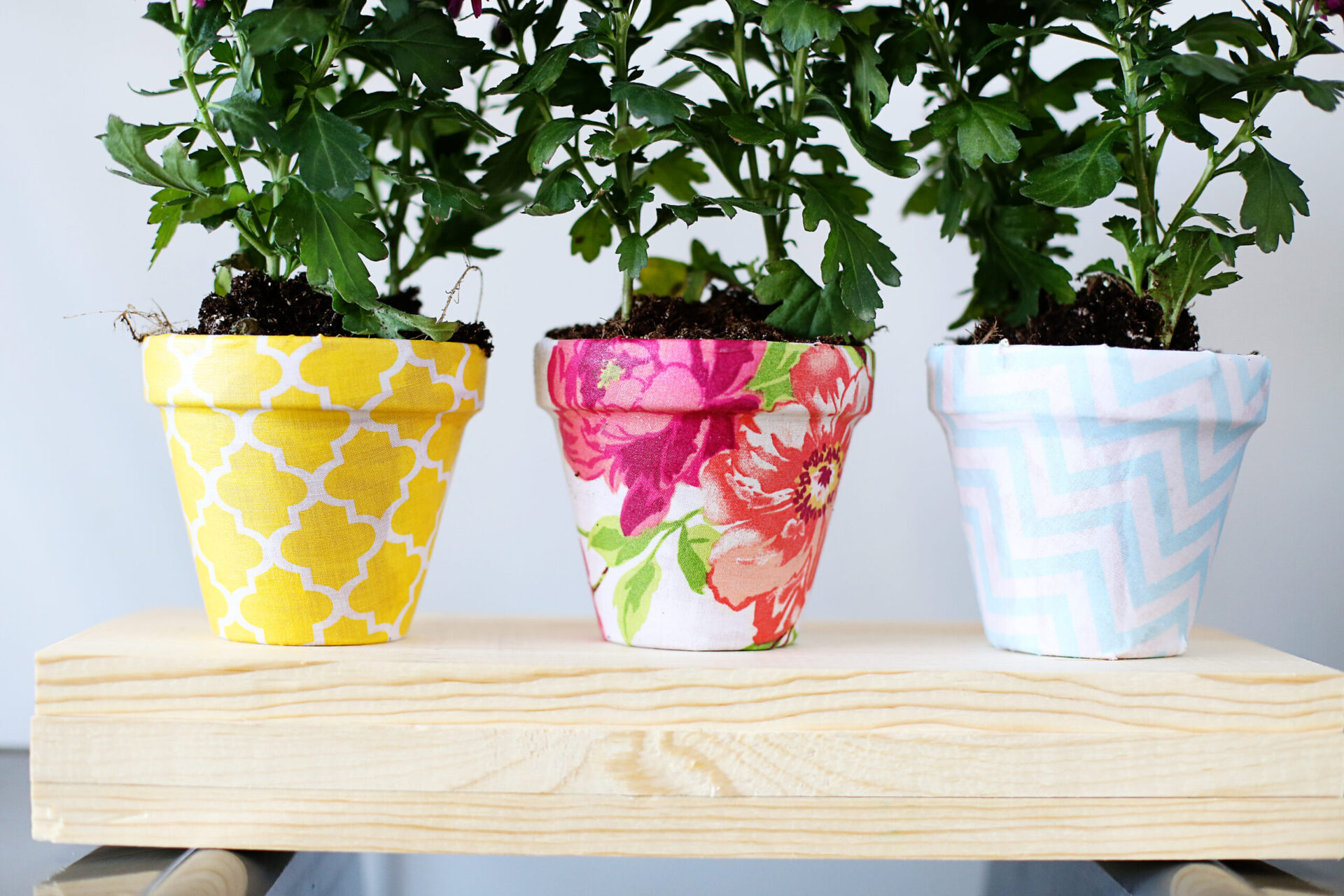 DIY Fabric Pots - Sugar Bee Crafts