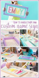 DIY Name Sign - Sugar Bee Crafts