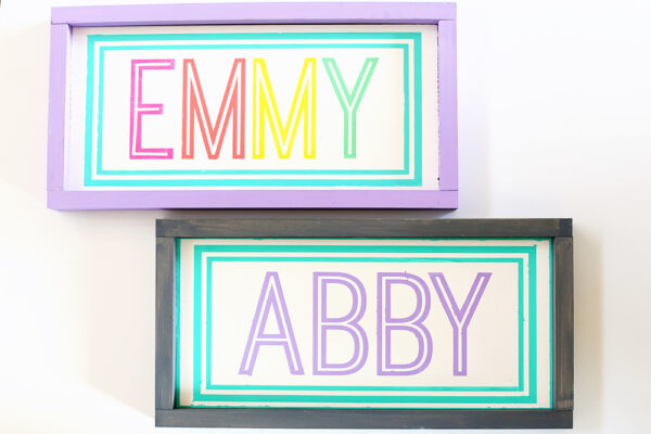 DIY Name Sign - Sugar Bee Crafts