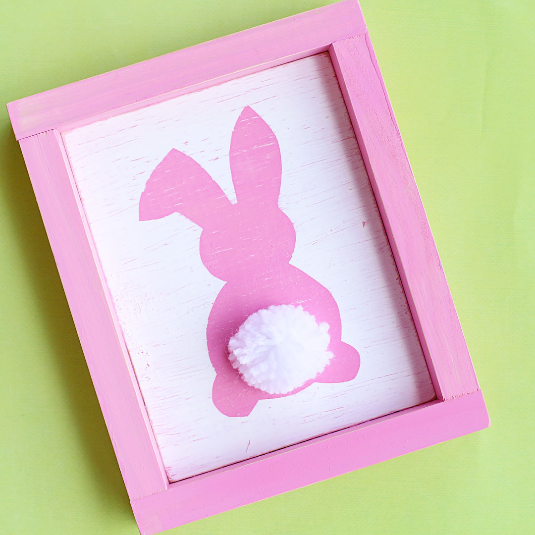 Bunny Decor Sign - Sugar Bee Crafts