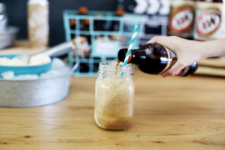 Root Beer Float Bar - Movie Night! - Sugar Bee Crafts