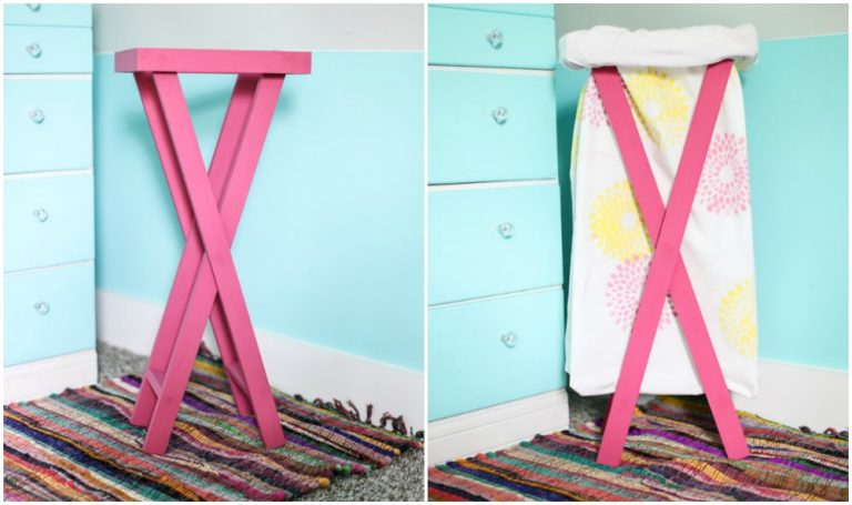 DIY Laundry Hamper - Sugar Bee Crafts