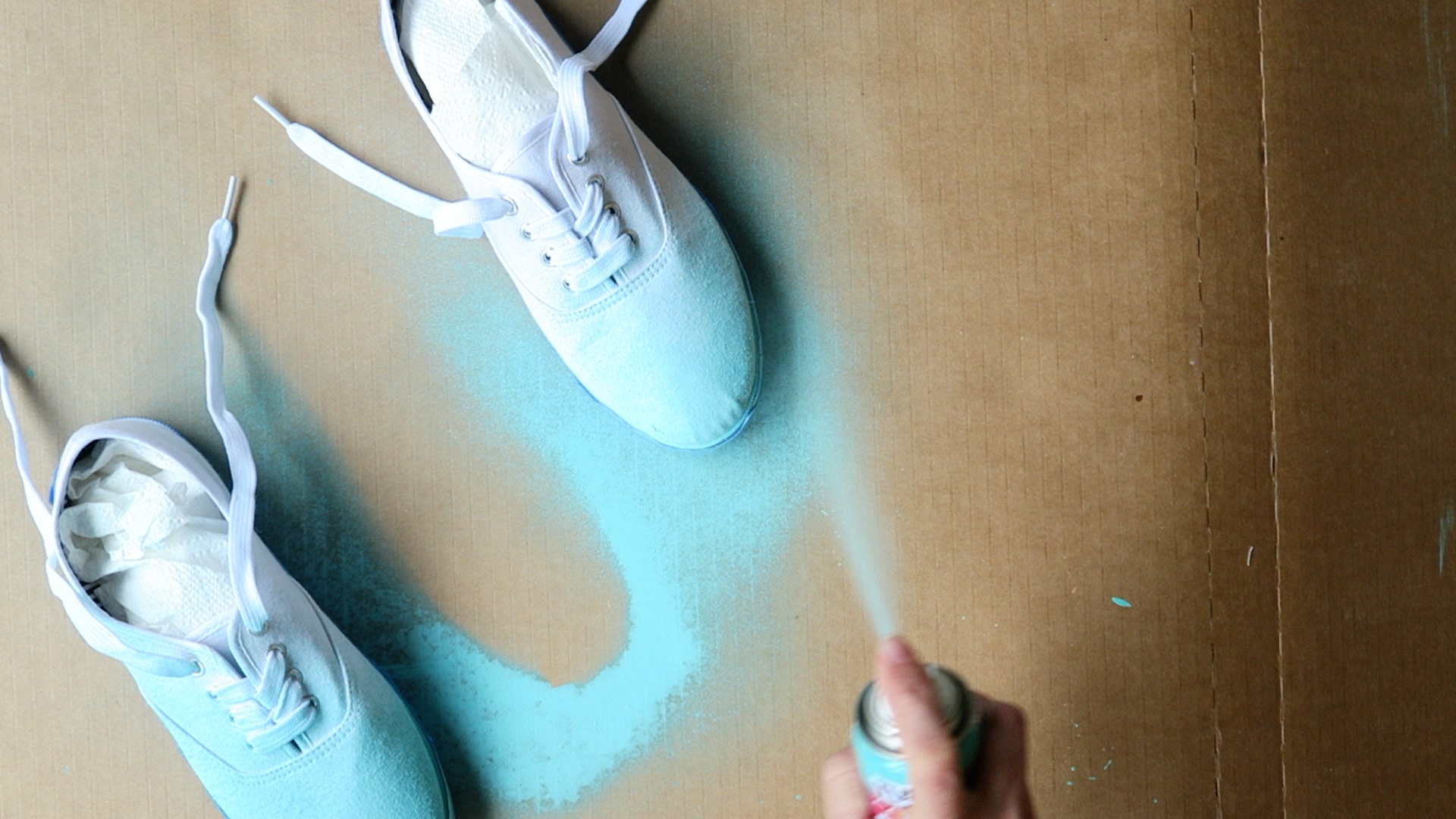 DIY Ombre Shoes - Sugar Bee Crafts