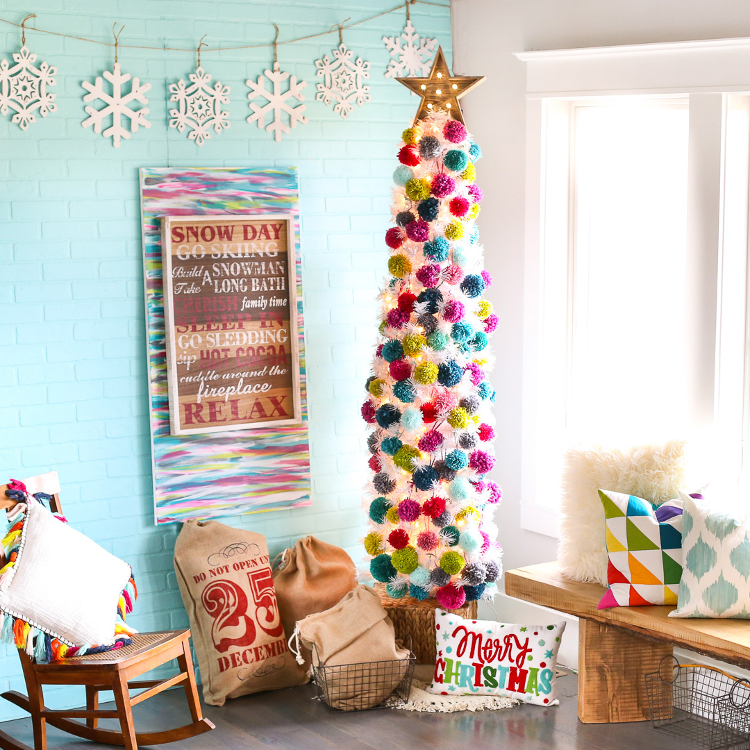 Pom Pom Tree - Dream Tree Challenge - Sugar Bee Crafts