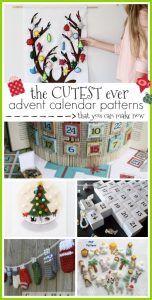 Cutest Advent Calendar Patterns - Sugar Bee Crafts