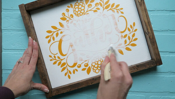Crisp Paint Lines, Grateful Sign - Sugar Bee Crafts