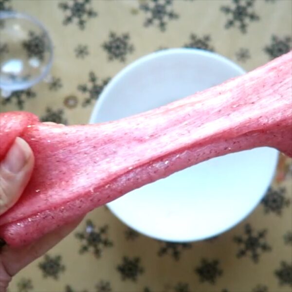 Santa Slime Ornament - Sugar Bee Crafts