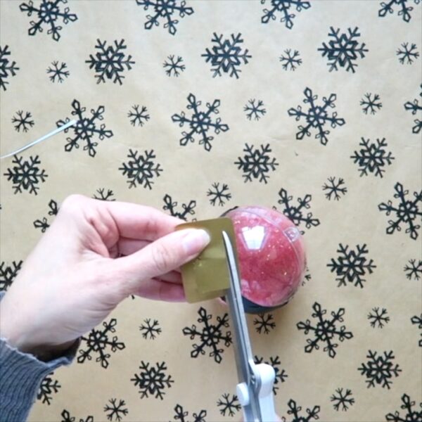 Santa Slime Ornament - Sugar Bee Crafts